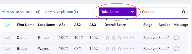 Send Bulk Messages from the Applicant Queue – ATS Guide