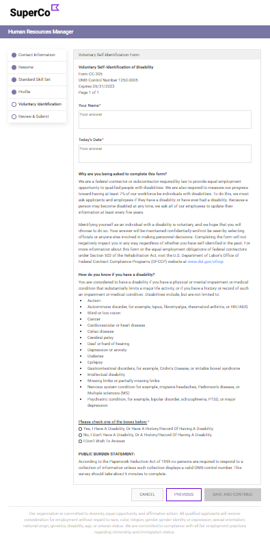 System Settings: EEO/OFCCP – ATS Guide